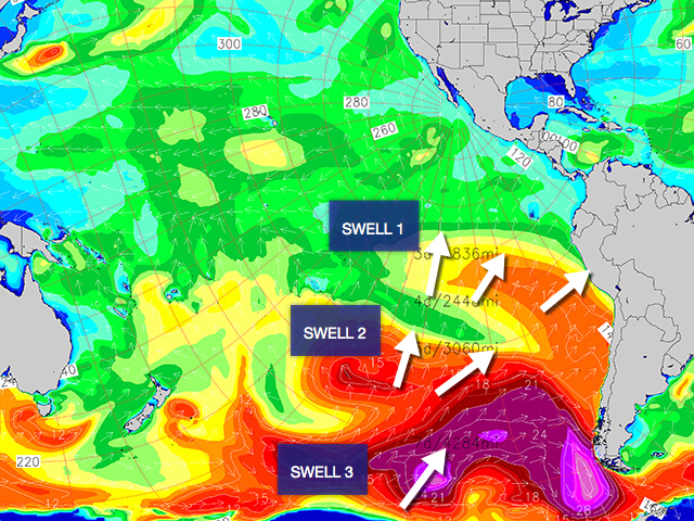 Strong Series of SPAC Swells to Impact the Americas Over the Next Week