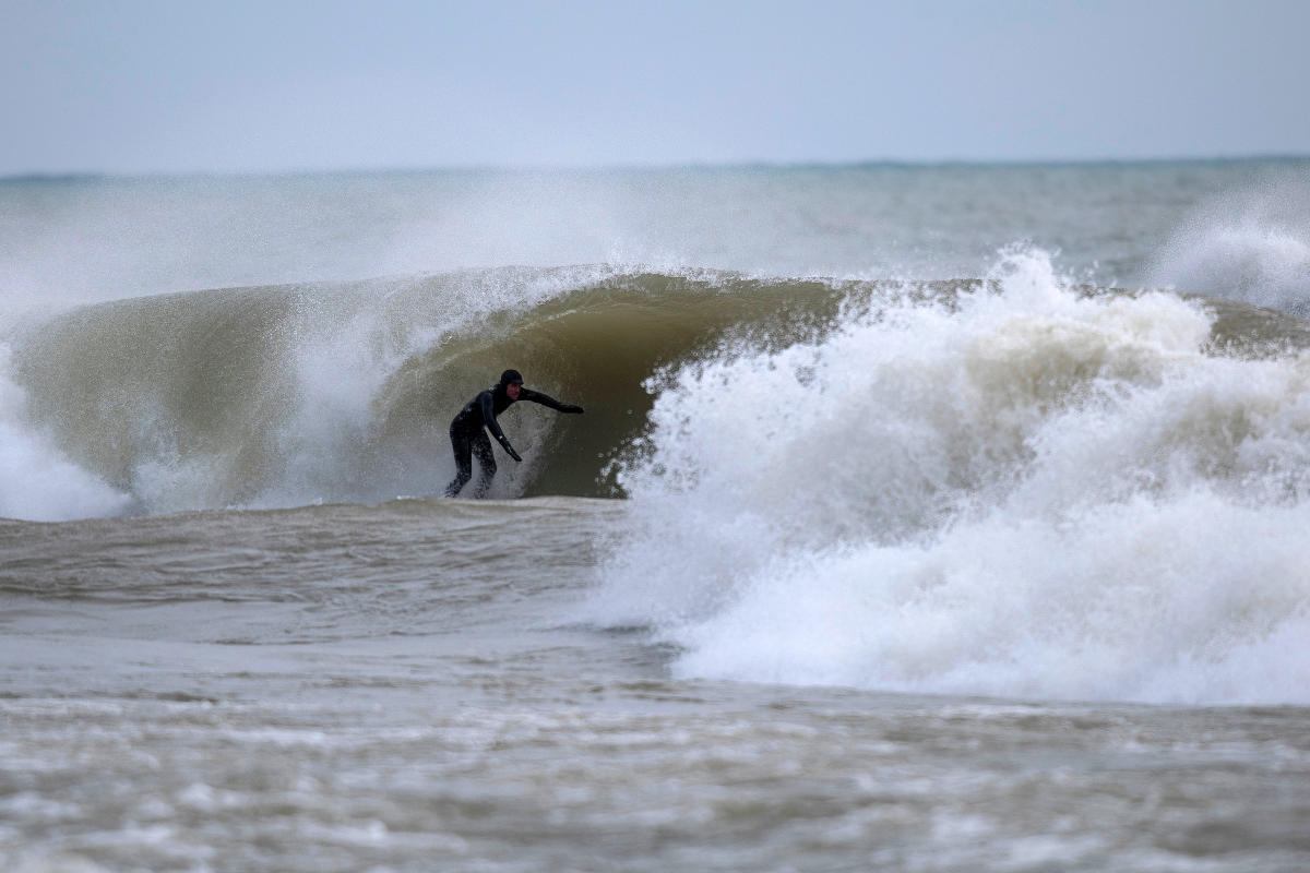 Finding Surf in Sheboygan, Wisconsin