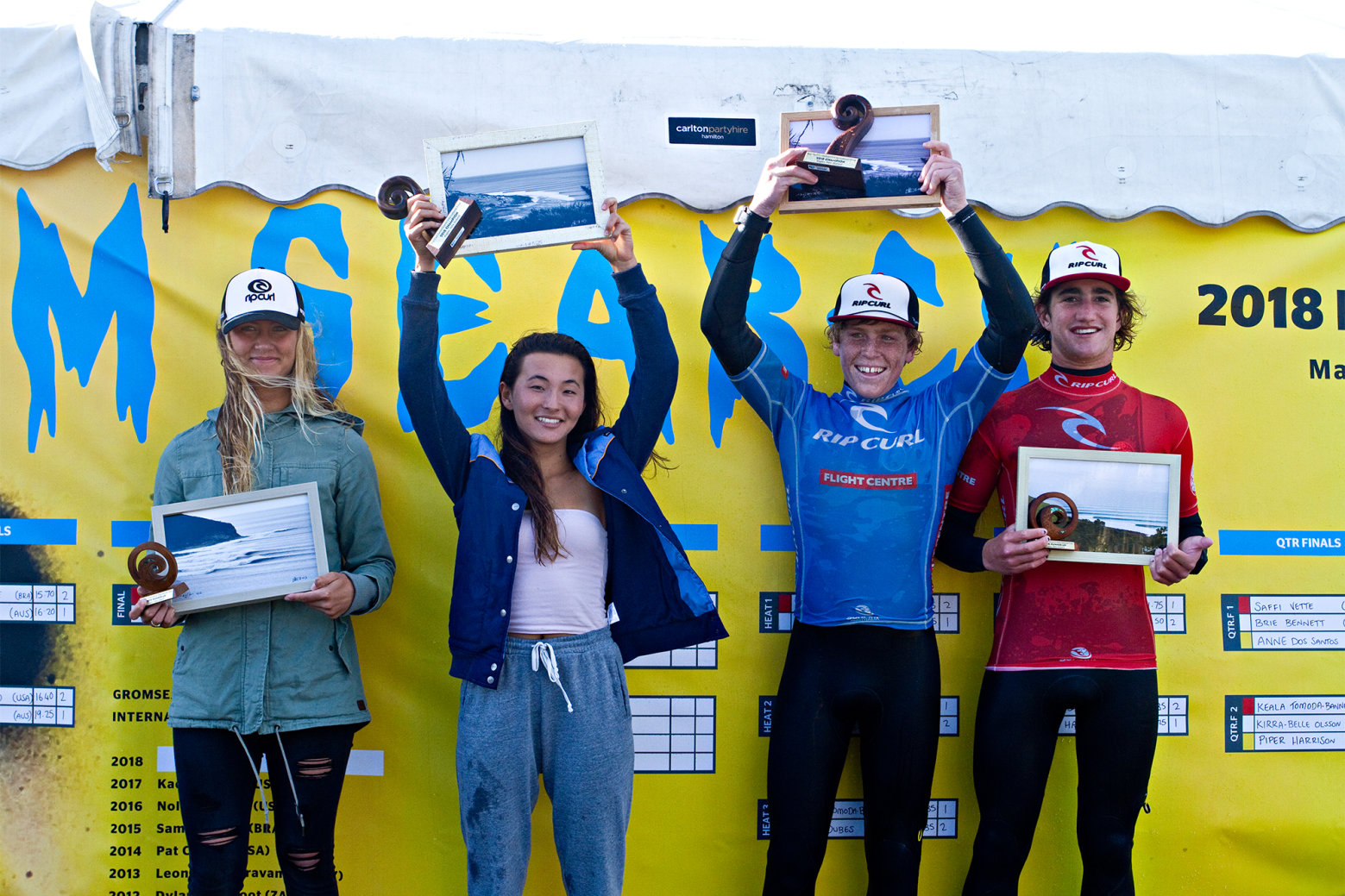 Xavier Huxtable And Keala Tomoda-Bannert Win Rip Curl GromSearch ...