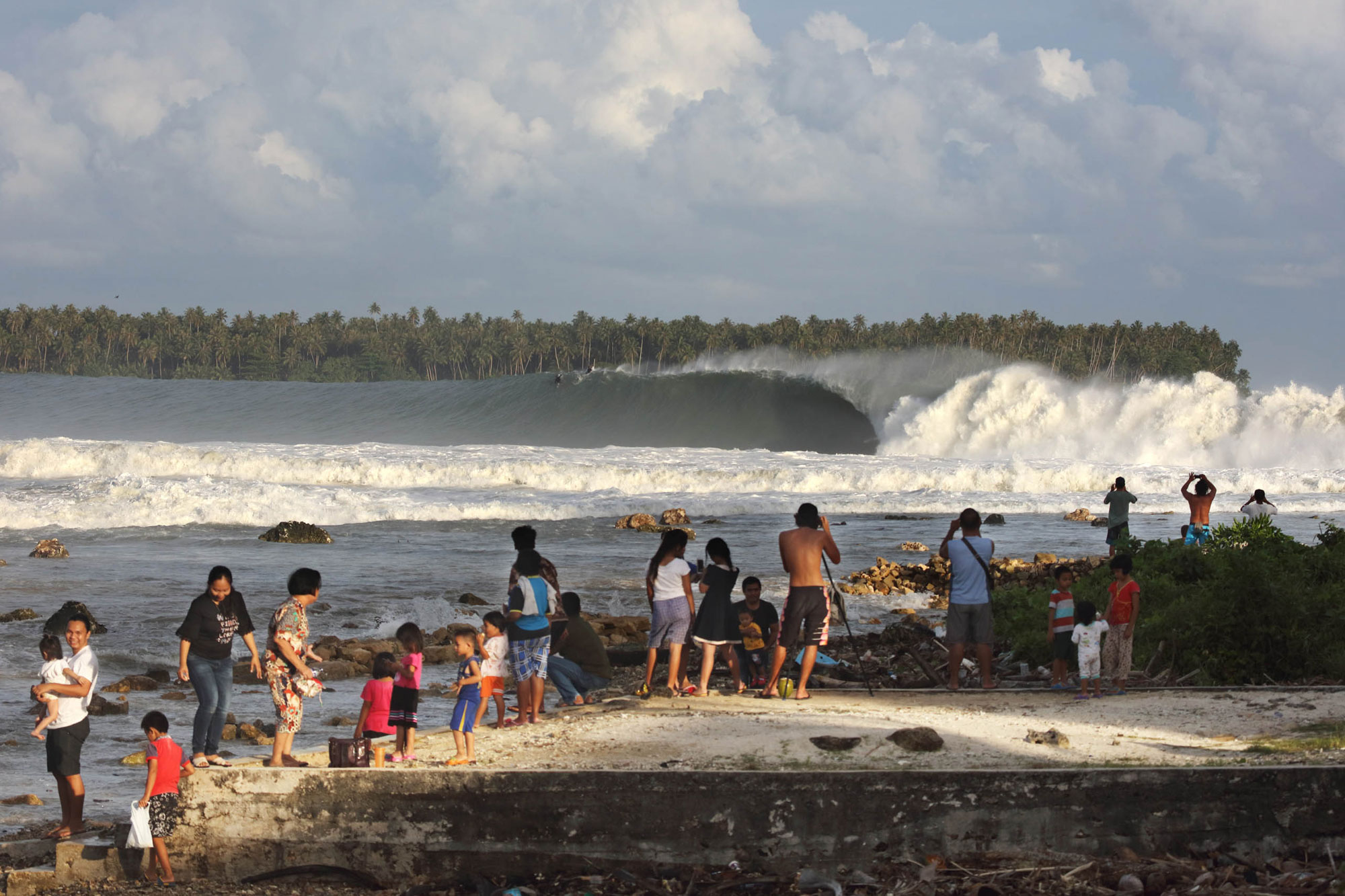 Indo Hammered by Biggest Swell in Living Memory