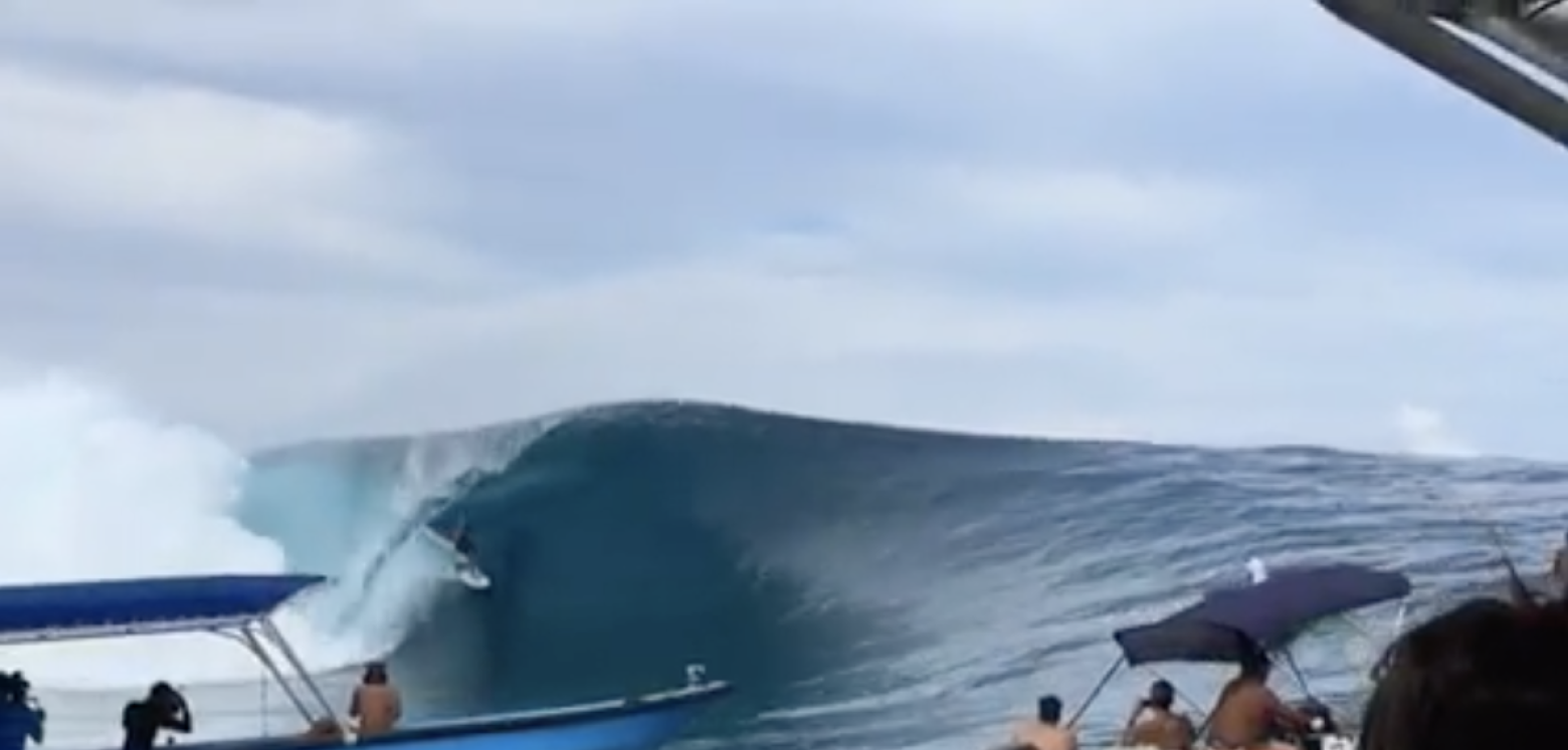 Teahupo'o Tunneling with Ryder Guest