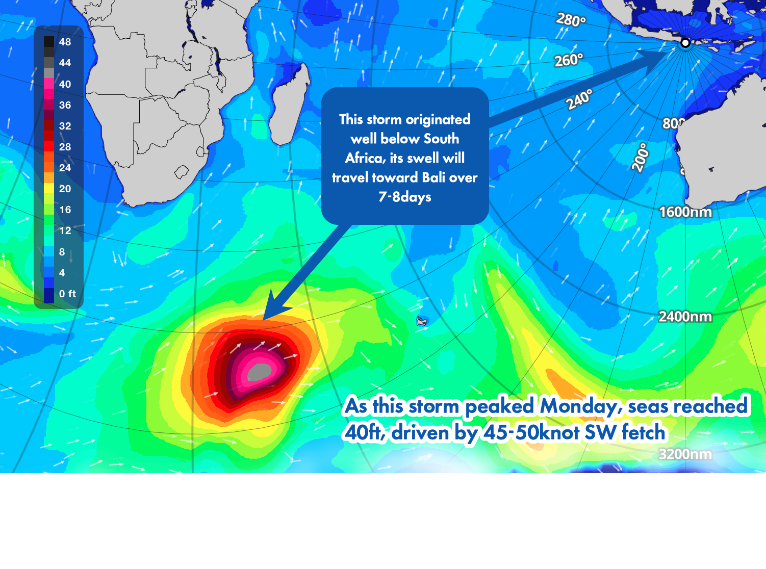 Premium Central Java Weather Forecast for Storms, Swell & Surf in April ...
