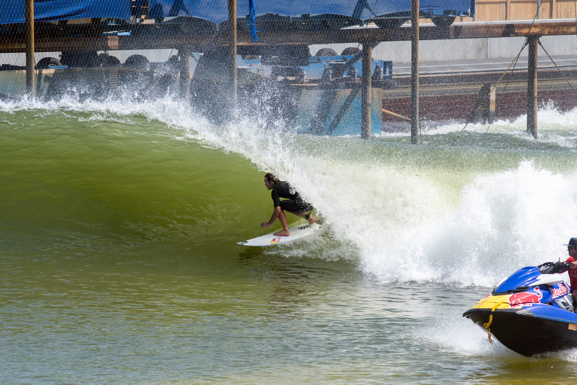 Inside Kelly Slater's Surf Ranch & Wave Pool in Lemoore, California