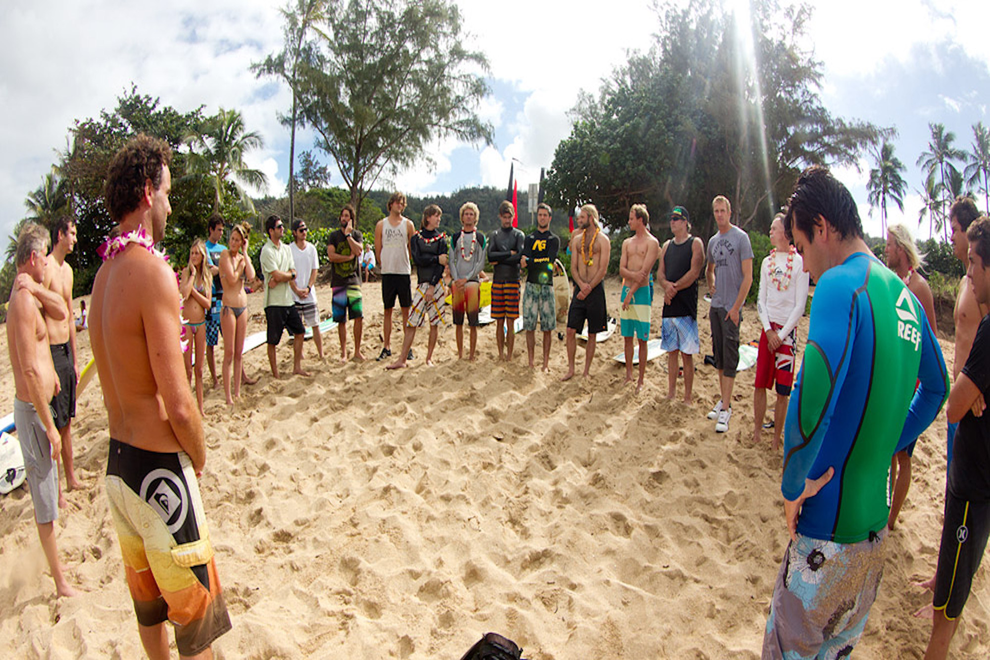 Sean Collins' Paddleout at the HB Pier