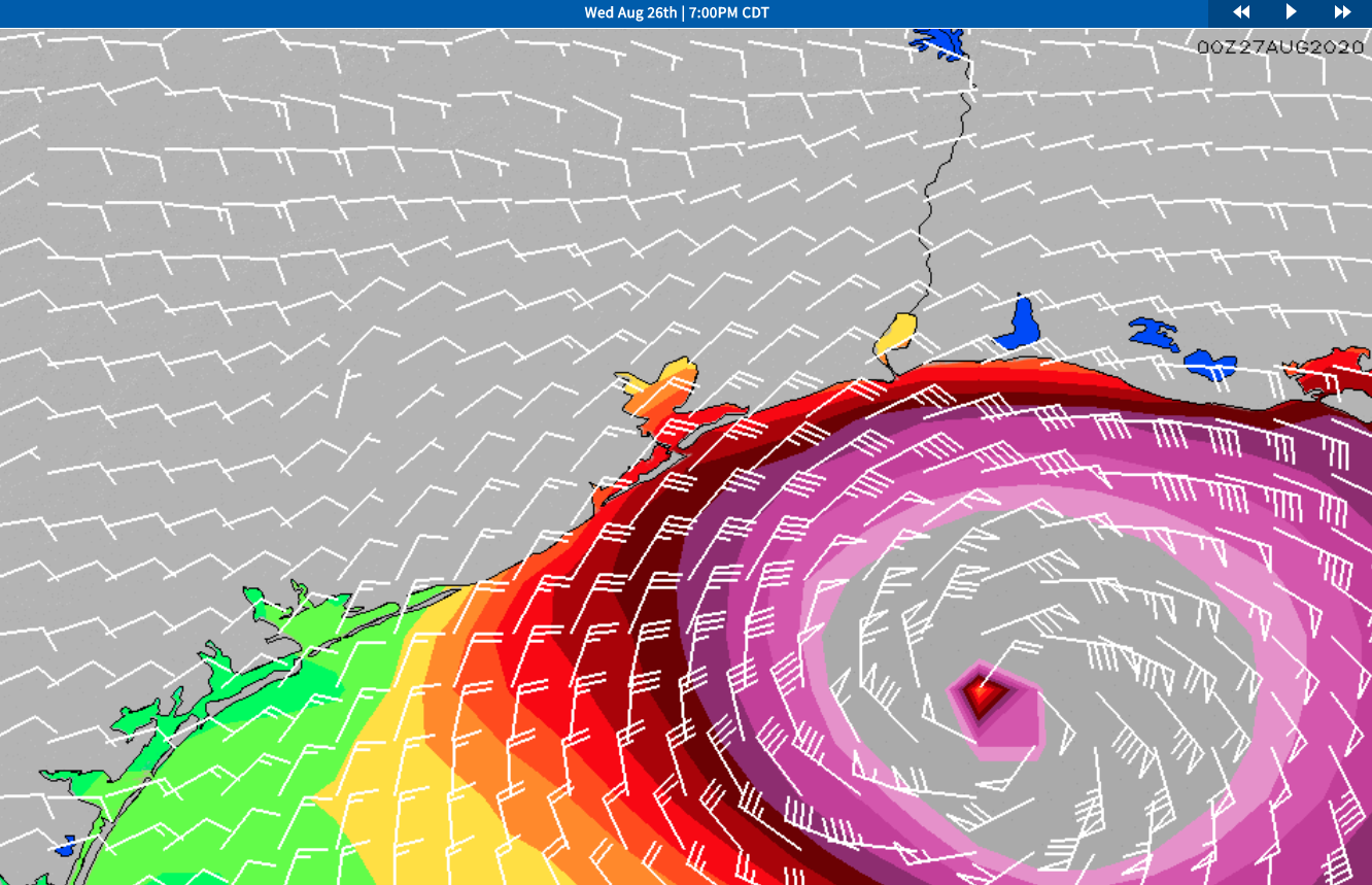 Cat 4 Major Hurricane Laura Nearing a Catastrophic Landfall