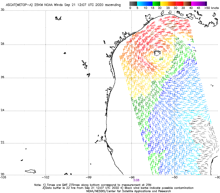 Tropical Storm Beta Tracks Toward Landfall in Texas