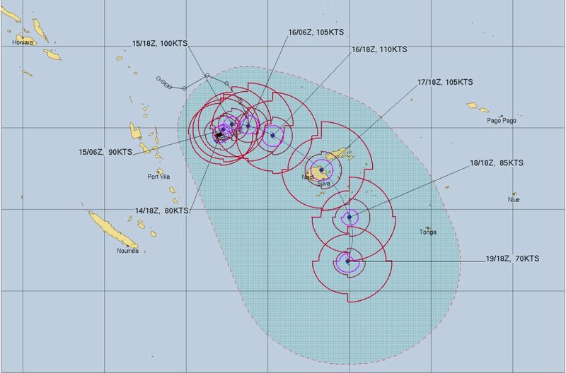 Tropical Cyclone Yasa Brings Potential Long-Range Easterly Groundswell ...