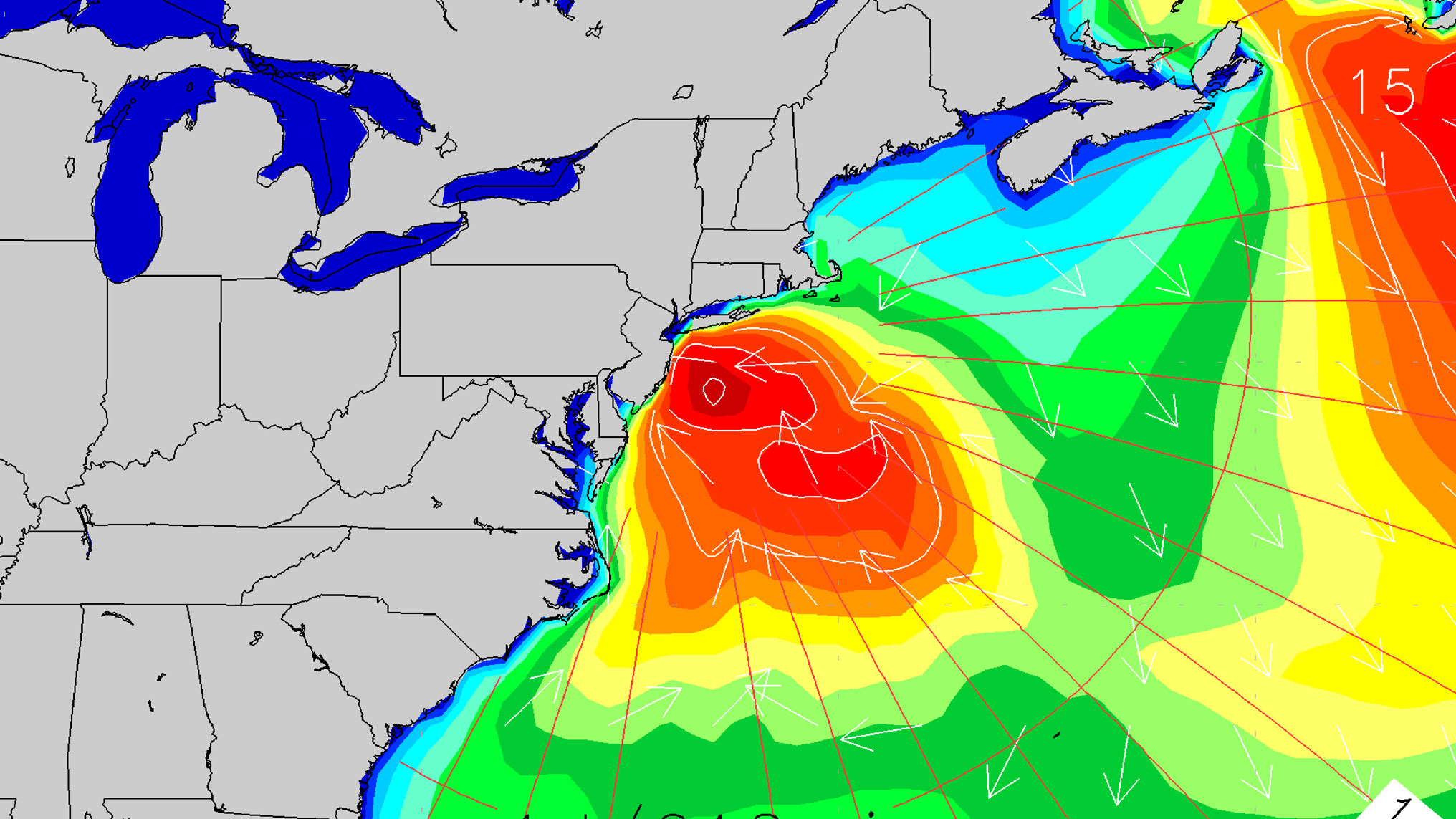 Nor'easter Set To Hammer Northeast U.S. with Surf and Snow