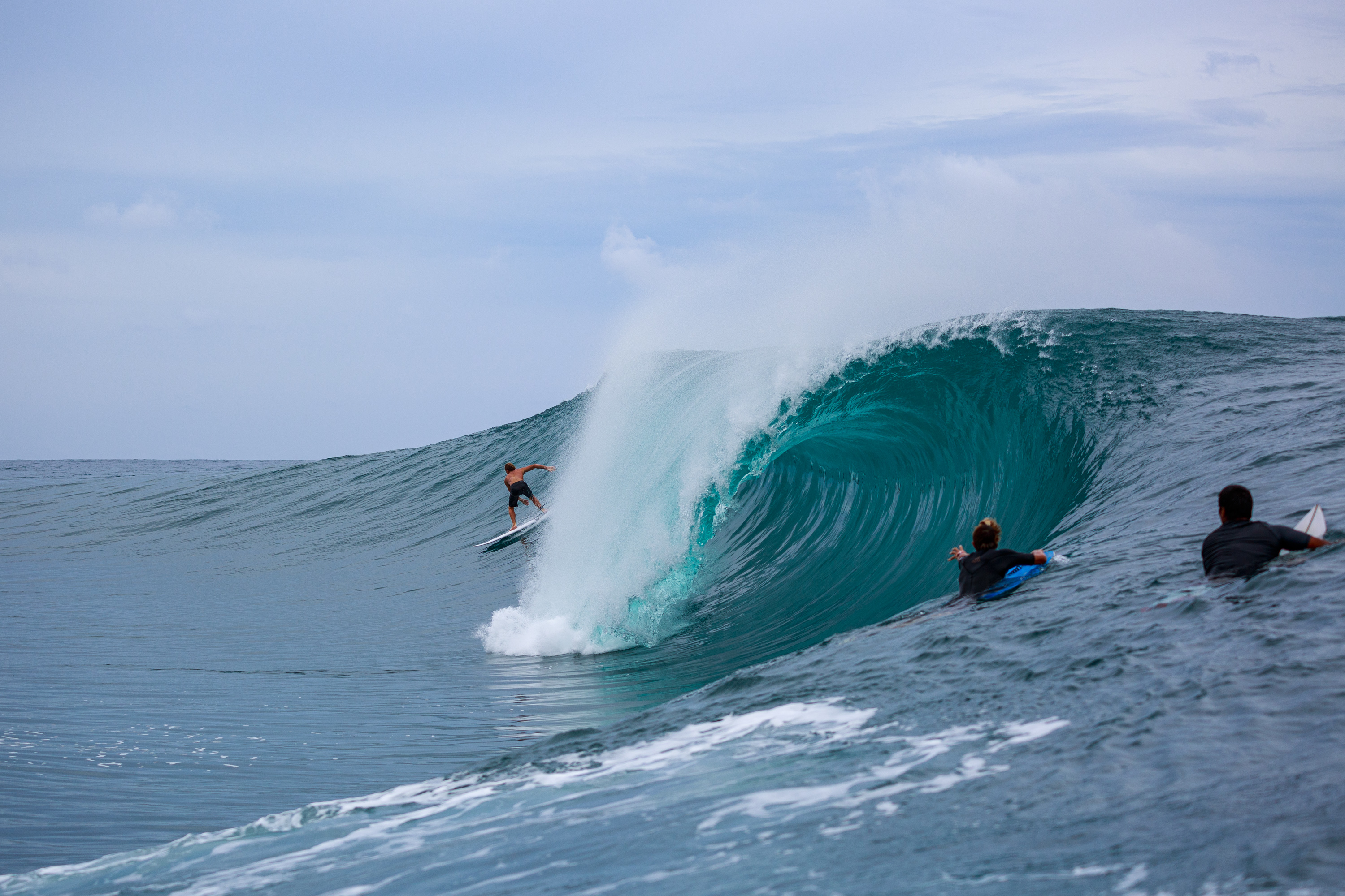 Late Season Swell Hits Teahupoo