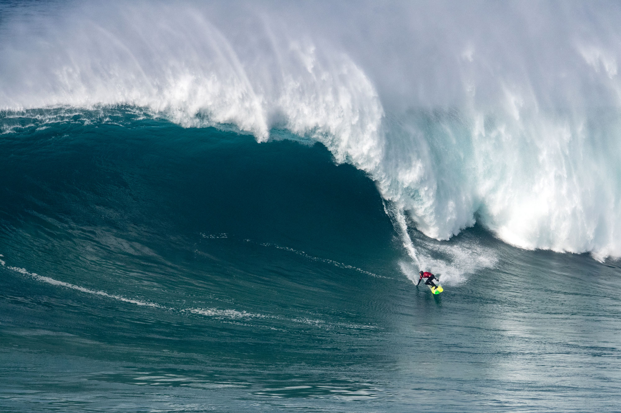 Photo of the Swell: Jamie Mitchell, Nazare Paddle Monster