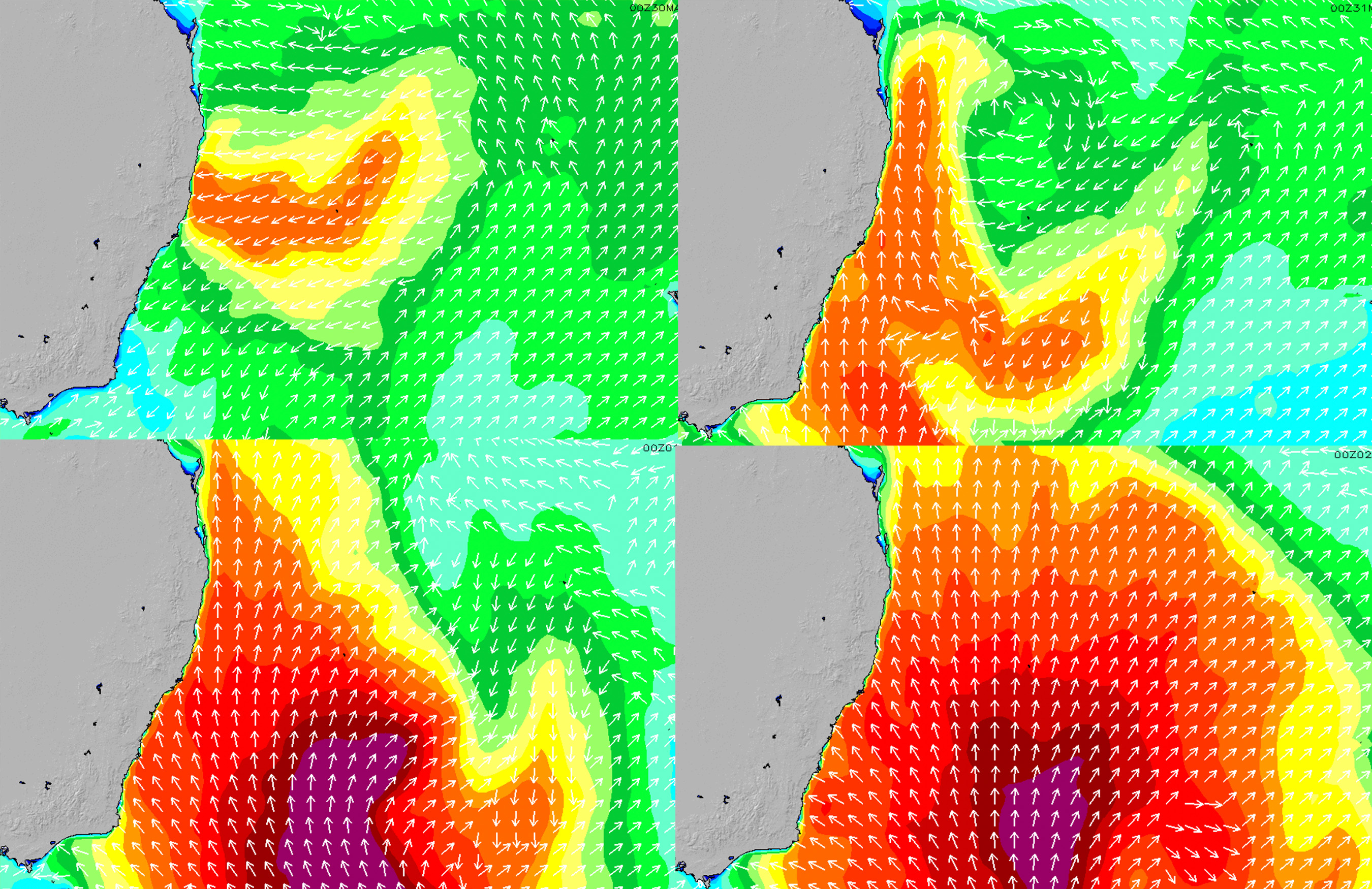 UPDATE March 31: Heavy Storm Surf Setting Up For NSW
