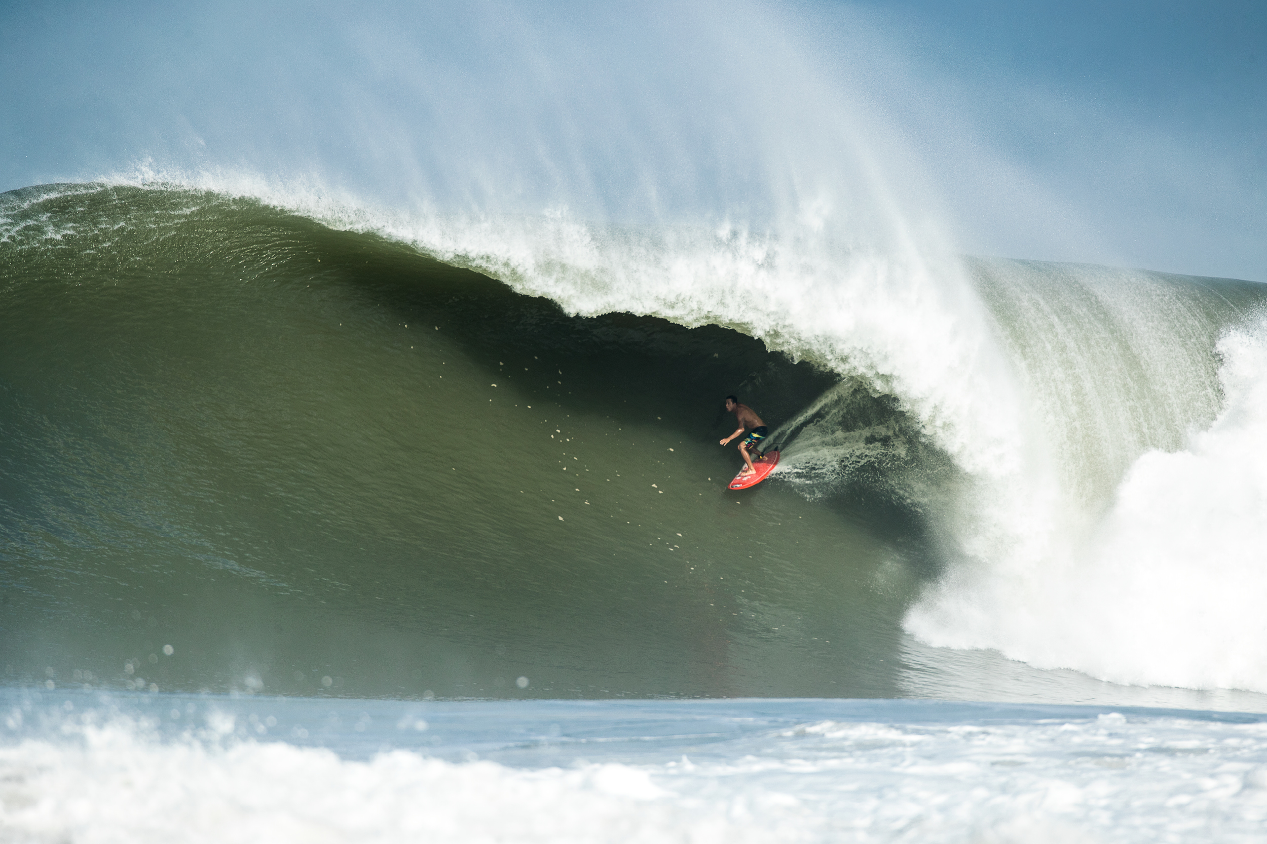 Where Every Wave Blows Cannonballs of Spit