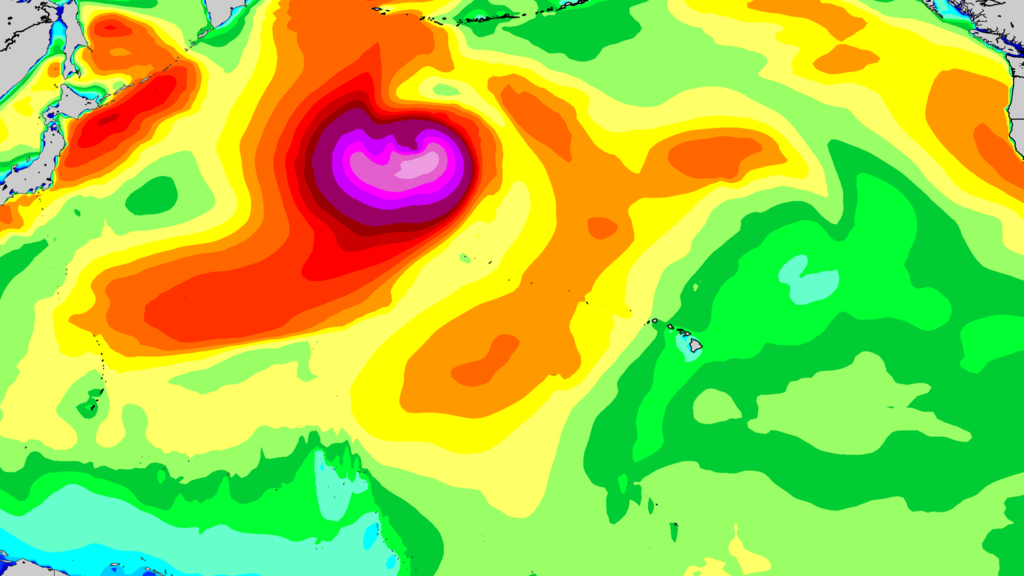 Back to Back NW Swells En Route To Hawaii