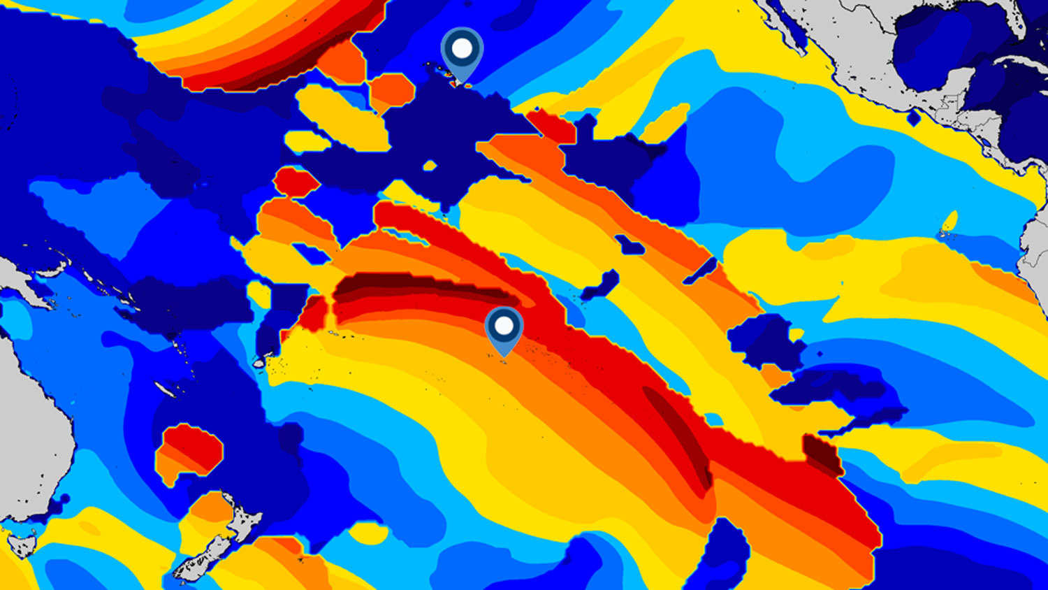 Southwest Pacific Storm Fires Up the South Swell Machine: First Stop ...