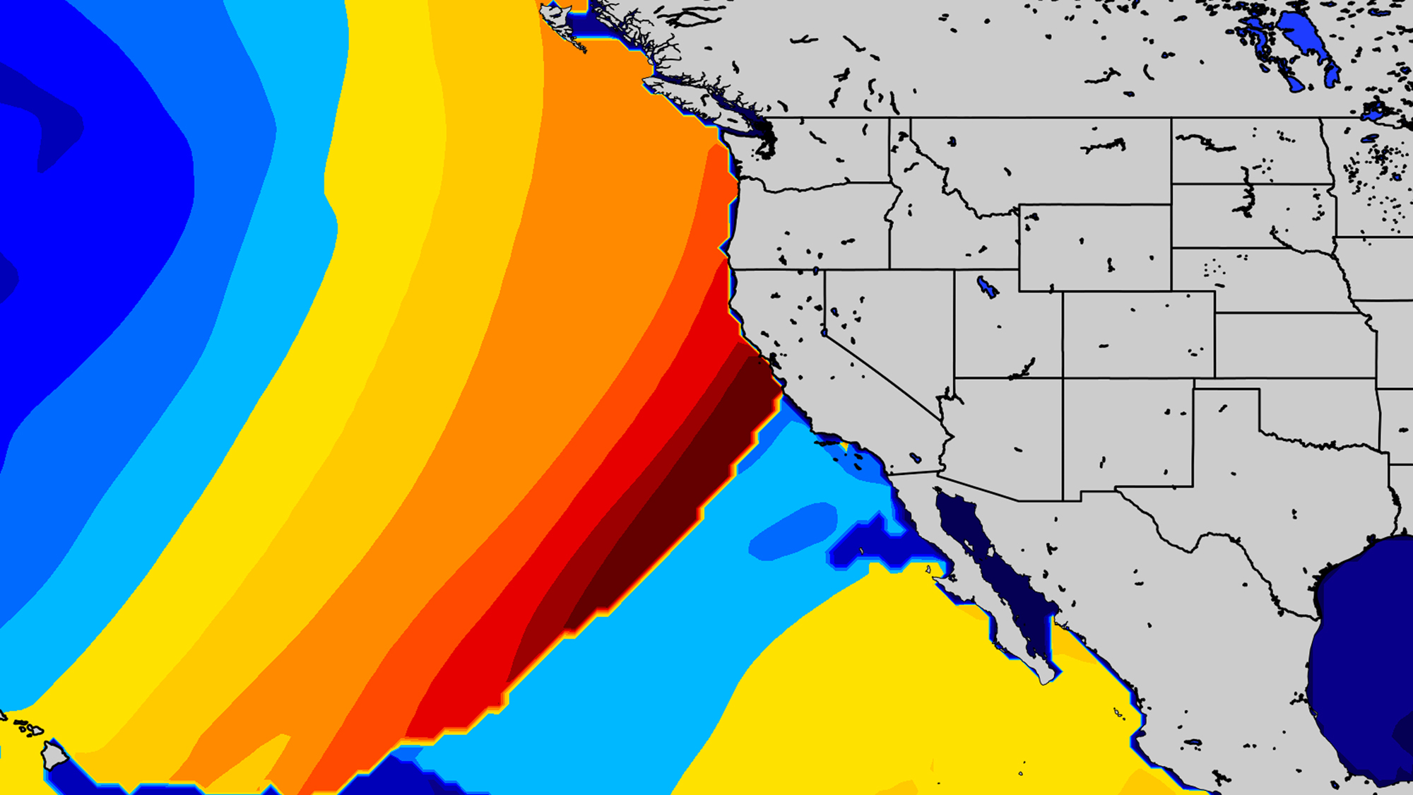 More Swell, Less Rain for California This Weekend