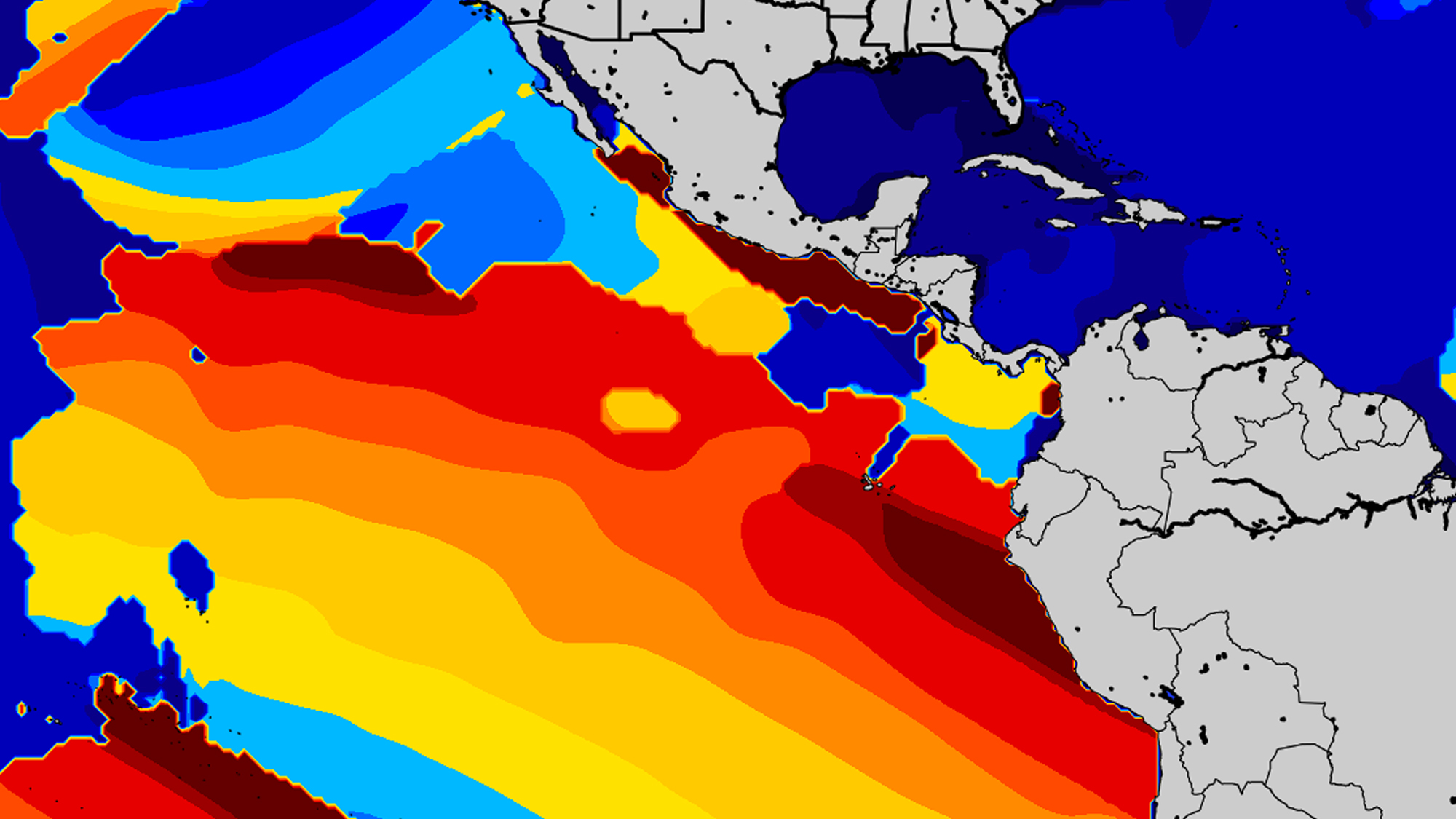 SSW Swell Opens the Season for Central America/Mainland Mexico
