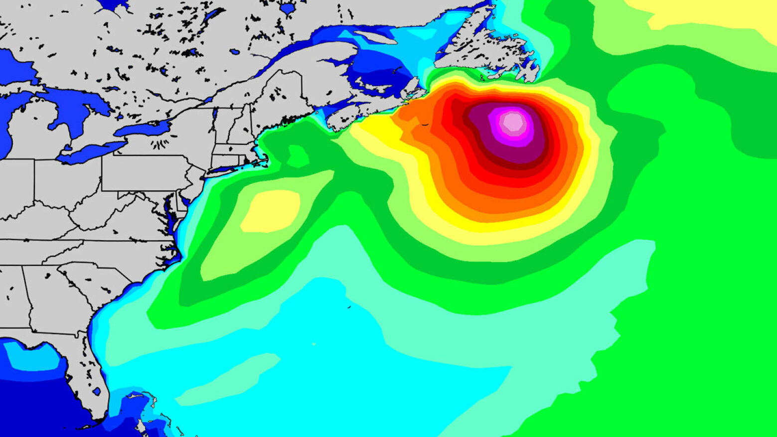 Hurricane Ernesto Swell Eases as Storm Heads to Ireland; Forecast Log ...