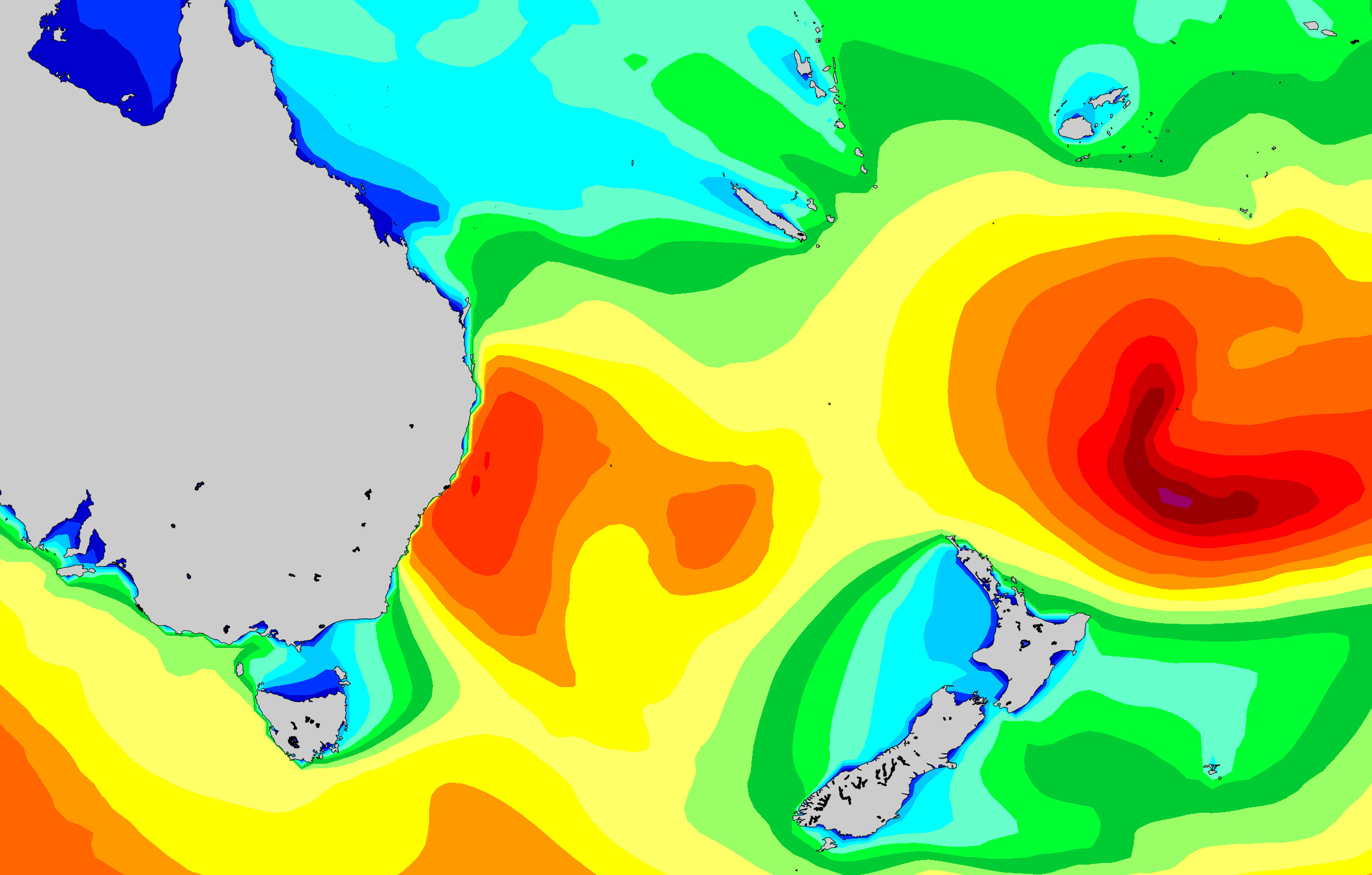 The First East Swell Of Spring