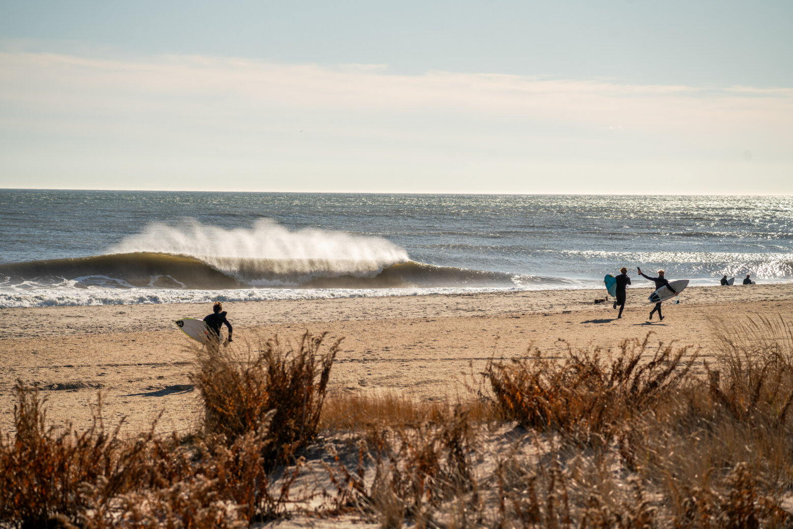 Good Sand and Better Resolutions Back East
