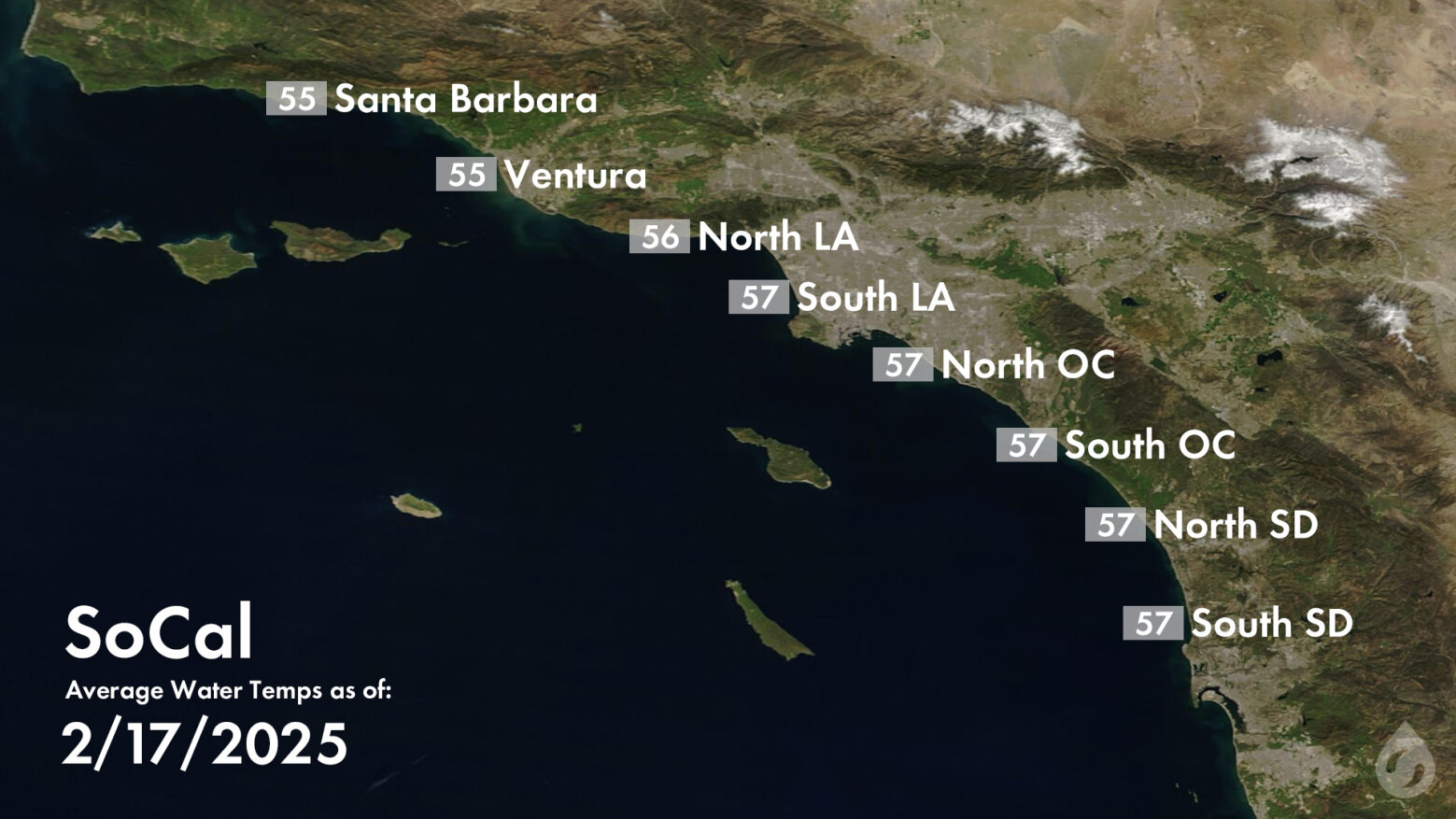 SoCal Water Temp Forecast (Updated 2/17): Baby Steps in the Right Direction